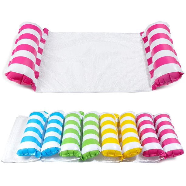 4-in-1 Inflatable Pool Float, Water Swimming Floats Hammock, Lounger ...