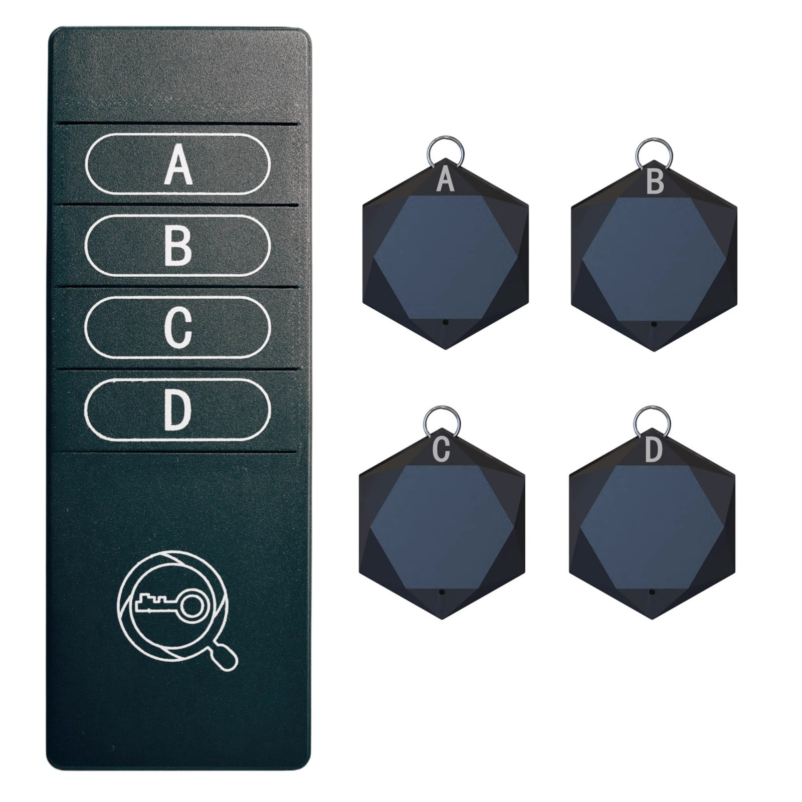 4-in-1 Key Finder Wireless Alarm Anti Lost Tag Tracker Wallet Locator ...