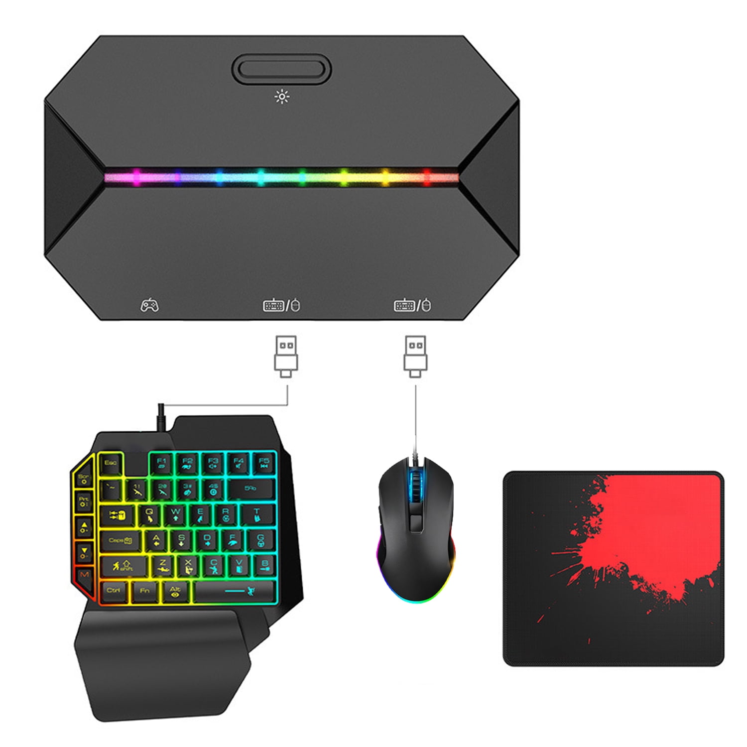 4 in 1 Keyboard Mouse Converter for Game Controller, Connector for ...