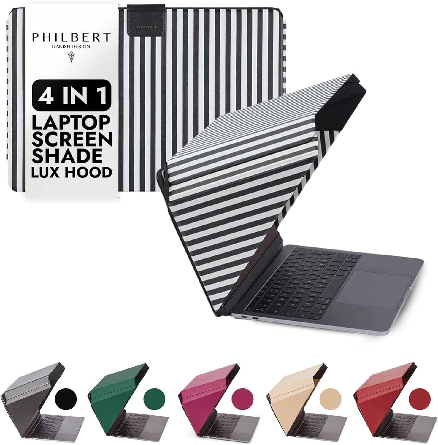 4-in-1 Laptop Sun Shade Lux Hood - Screen Shade, Privacy Screen, Heat ...