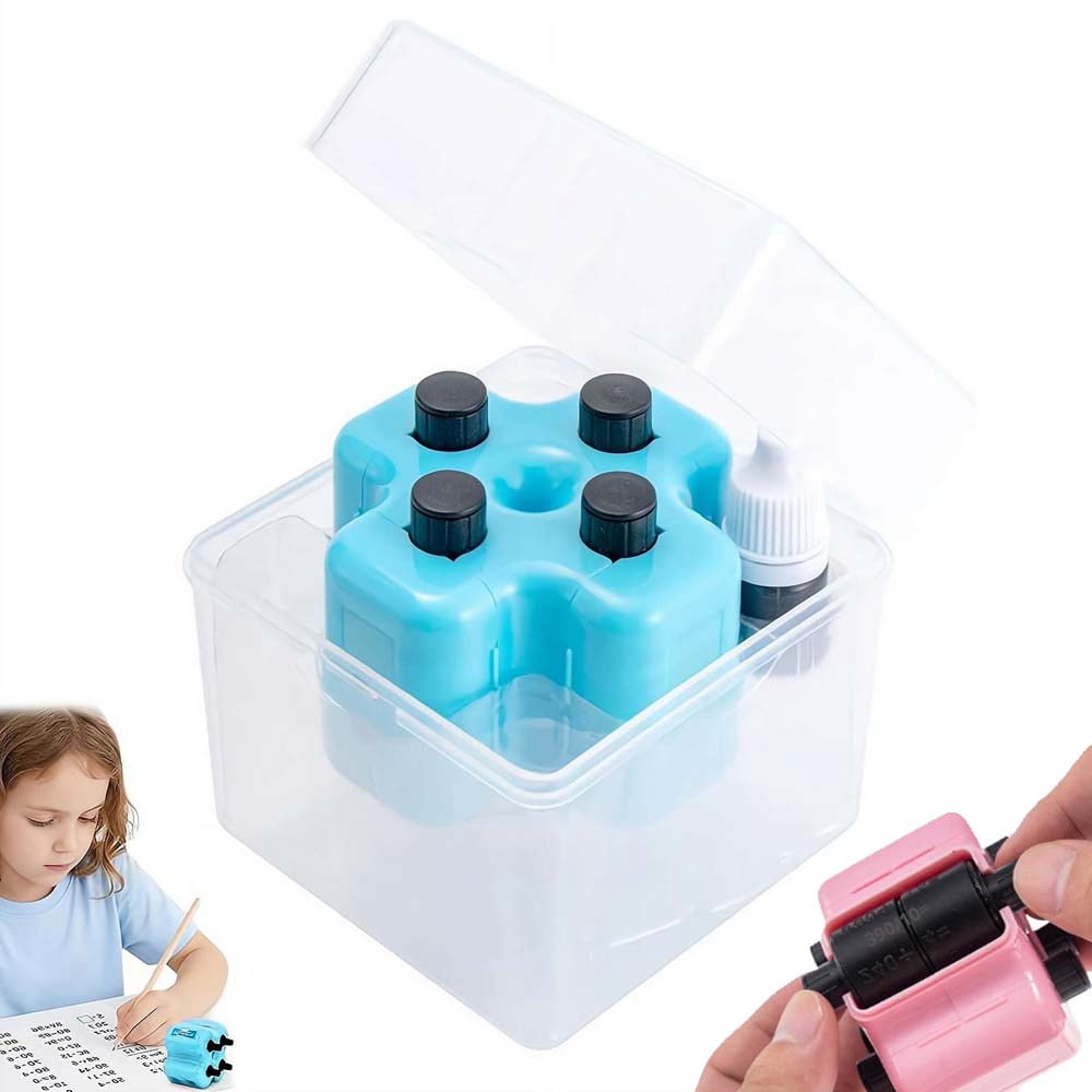 4 in 1 Math Roller Stamp Set - Addition Subtraction Multiplication ...