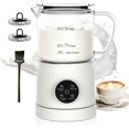 4-in-1 Milk Frother, Electric Milk Frother and Steamer with LED Touch ...