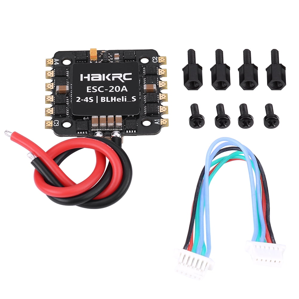 4-in-1 Mini Electronic Speed Controller ESC - 20A RC Accessory for FPV ...