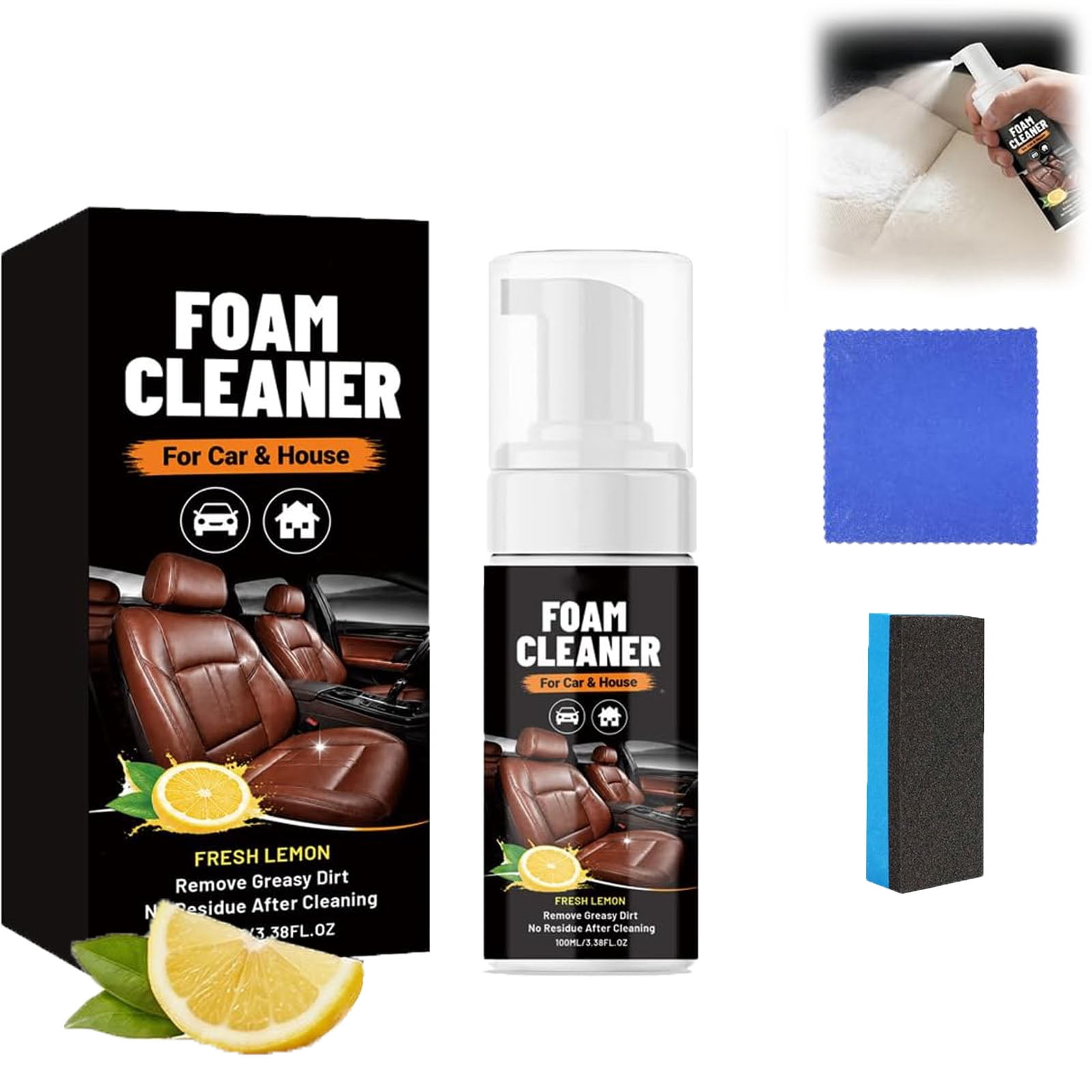 4-in-1 Multi-Enzyme Foam Cleaner, 2026 New Foam No-Rinse Cleaner ...