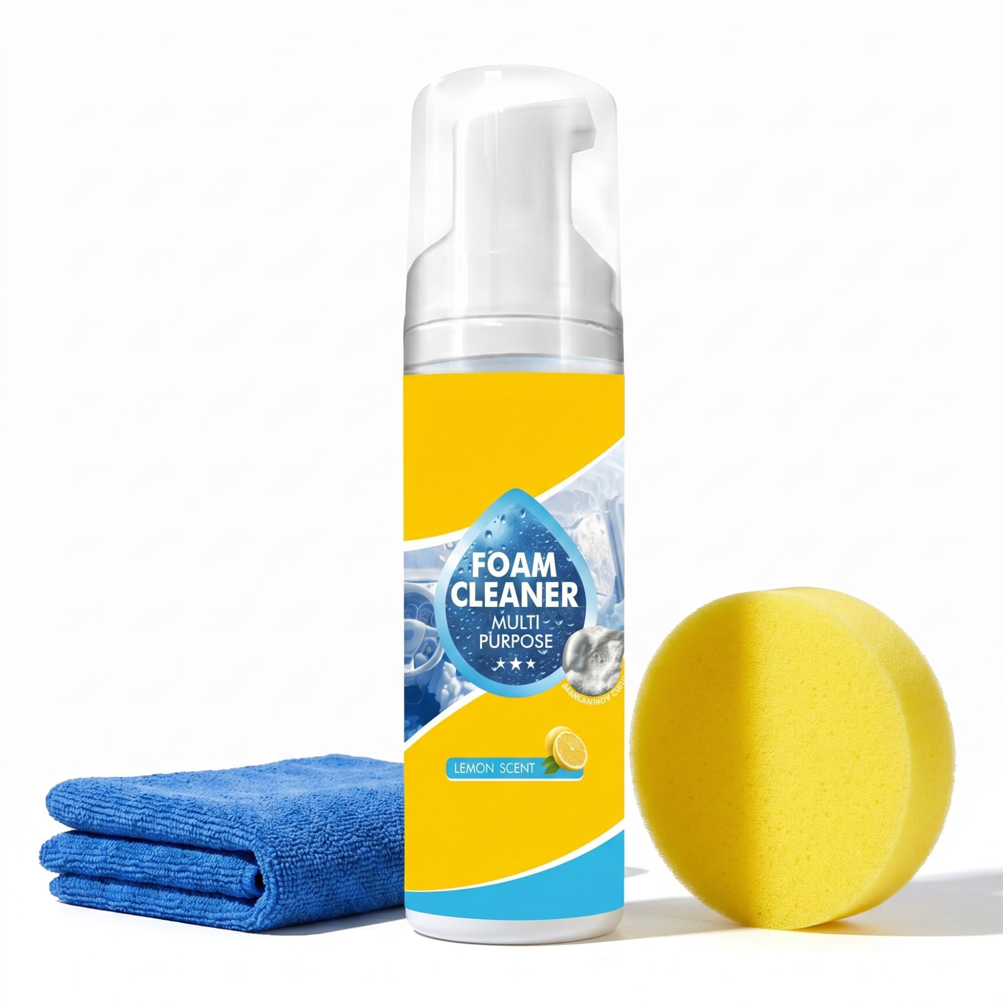 4-in-1 Multi-Enzyme Foam Cleaner, Foam Cleaner All Purpose for Car ...