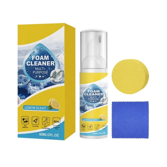 4-in-1 Multi-Enzyme Foam Cleaner, Multi Purpose Foam Cleaner, No Rinse ...