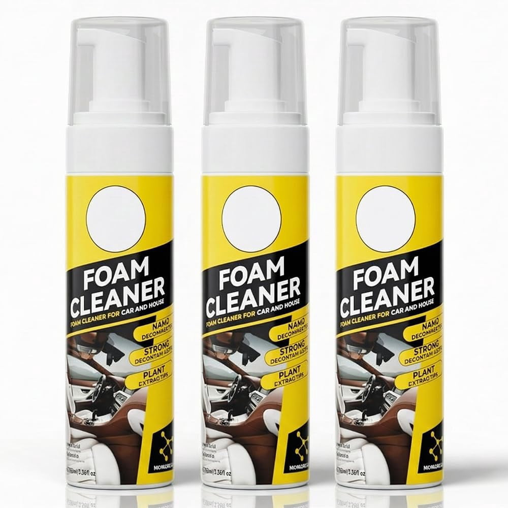 4 in 1 Multi Enzyme Foam Cleaner No Rinse for Car Interior Kitchen ...