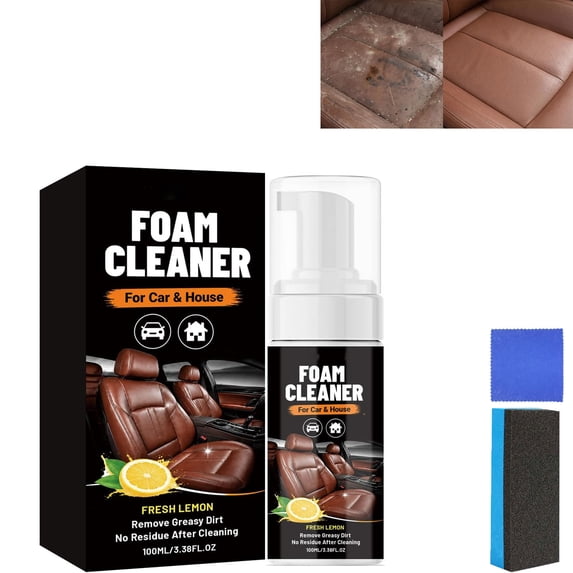 4-in-1 Multi-Enzyme Foam Cleaner, Powerful & Multipurpose Car Interior ...