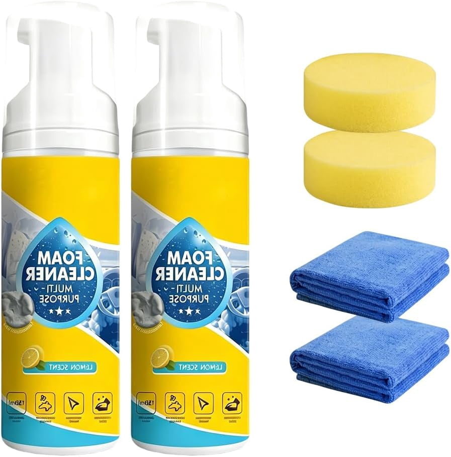 4-in-1 Multi-Enzyme Foam Spray Cleaner,Enzyme Foam Deep Cleaning Spray ...