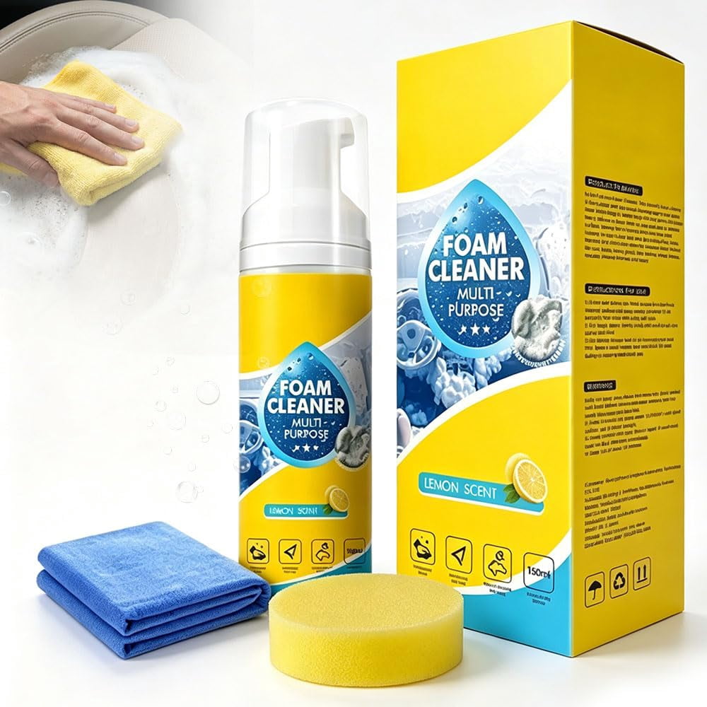 4-in-1 Multi-Function Foam Cleaner, Effective CarInterior Cleaner ...