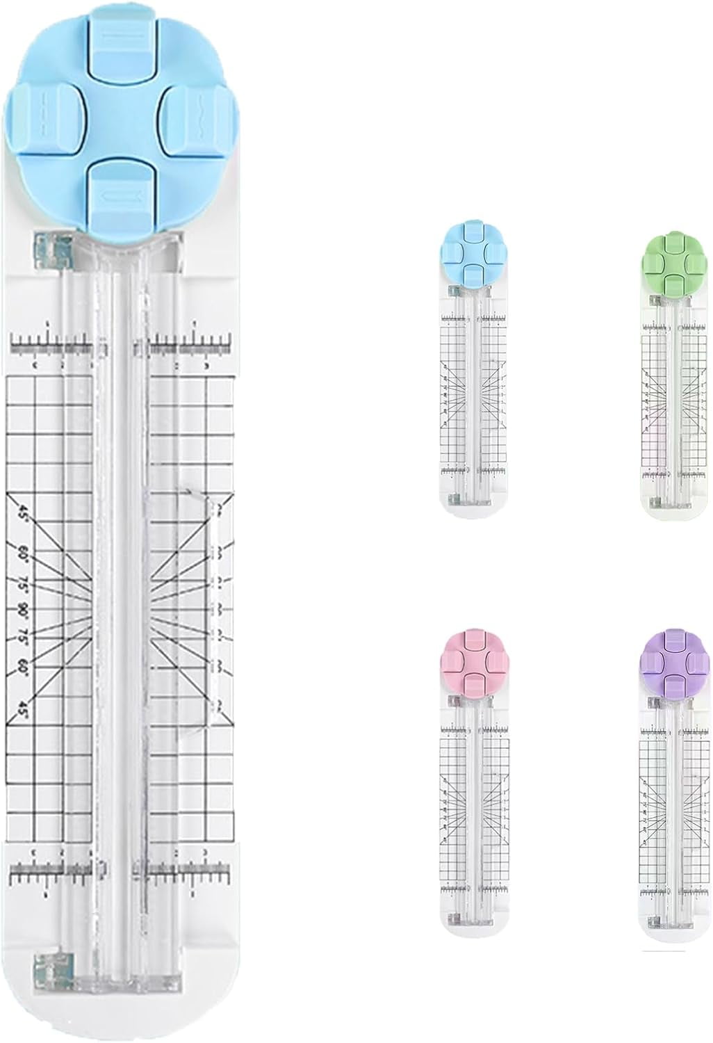 4-in-1 Multi-Function Paper Trimmer, Bidirectional Papers Cutter ...