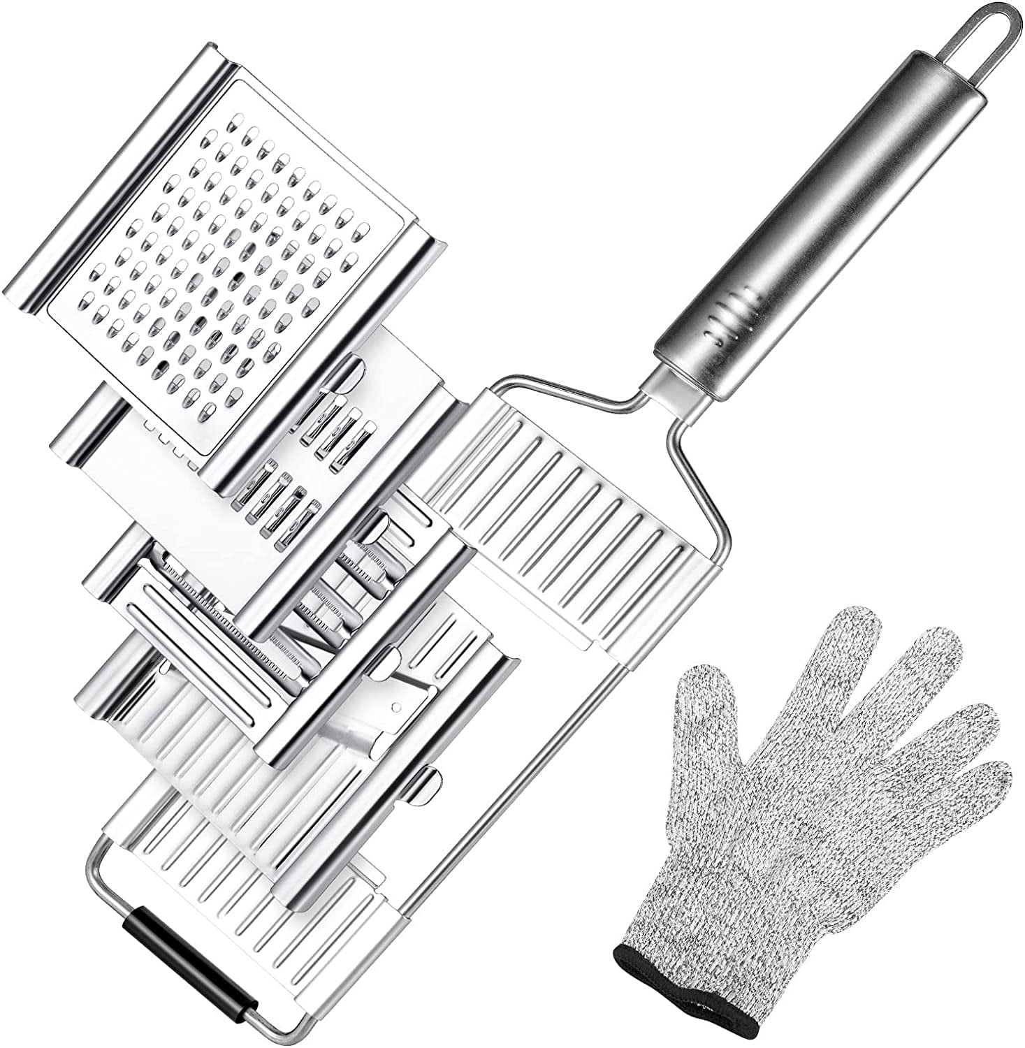 4 in 1 Multifunctional Grater:Cheese Grater,Carrot Grater,Cabbage ...
