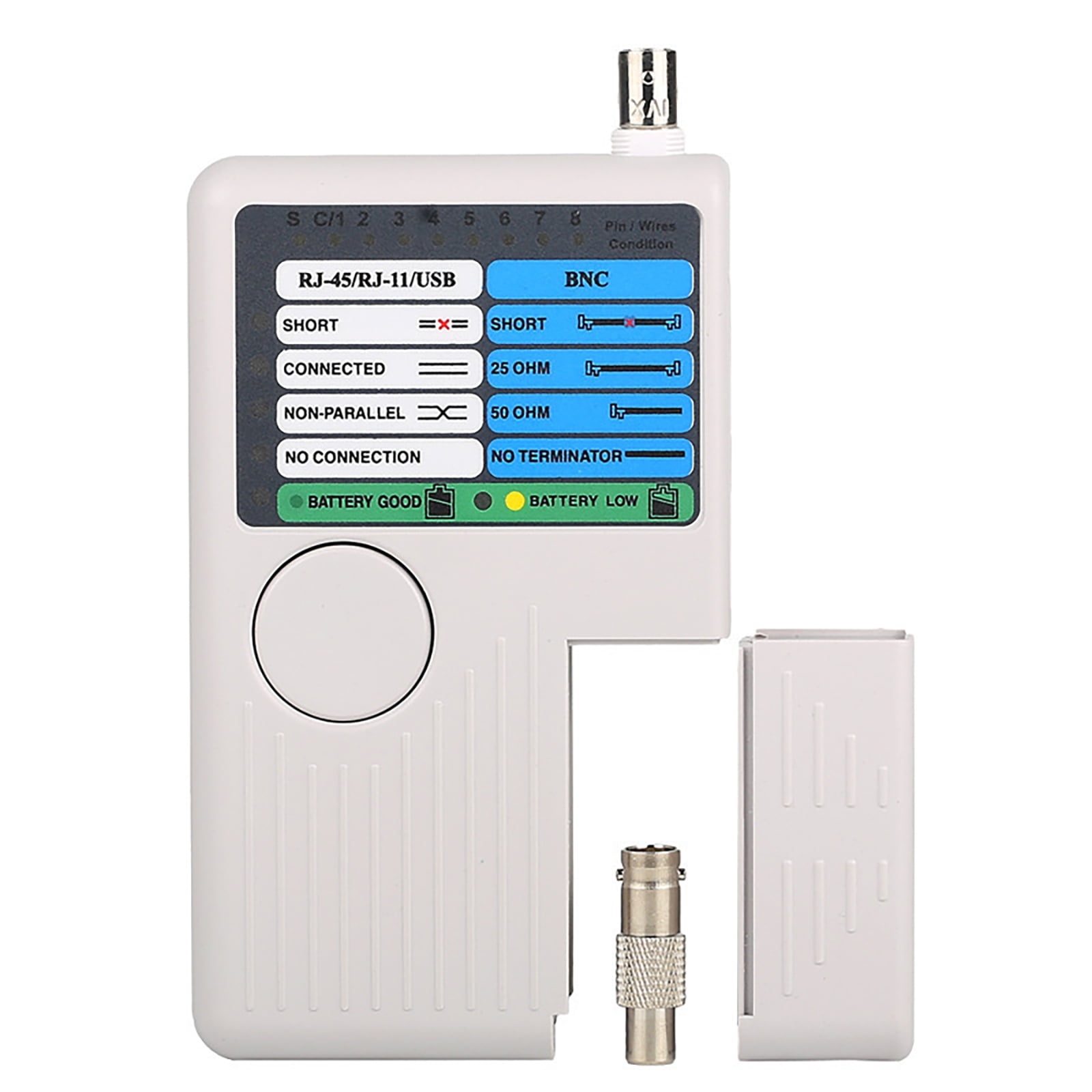 4-in-1 Network Cable Tester Fast Testing, Portable RJ-45, USB, BNC ...
