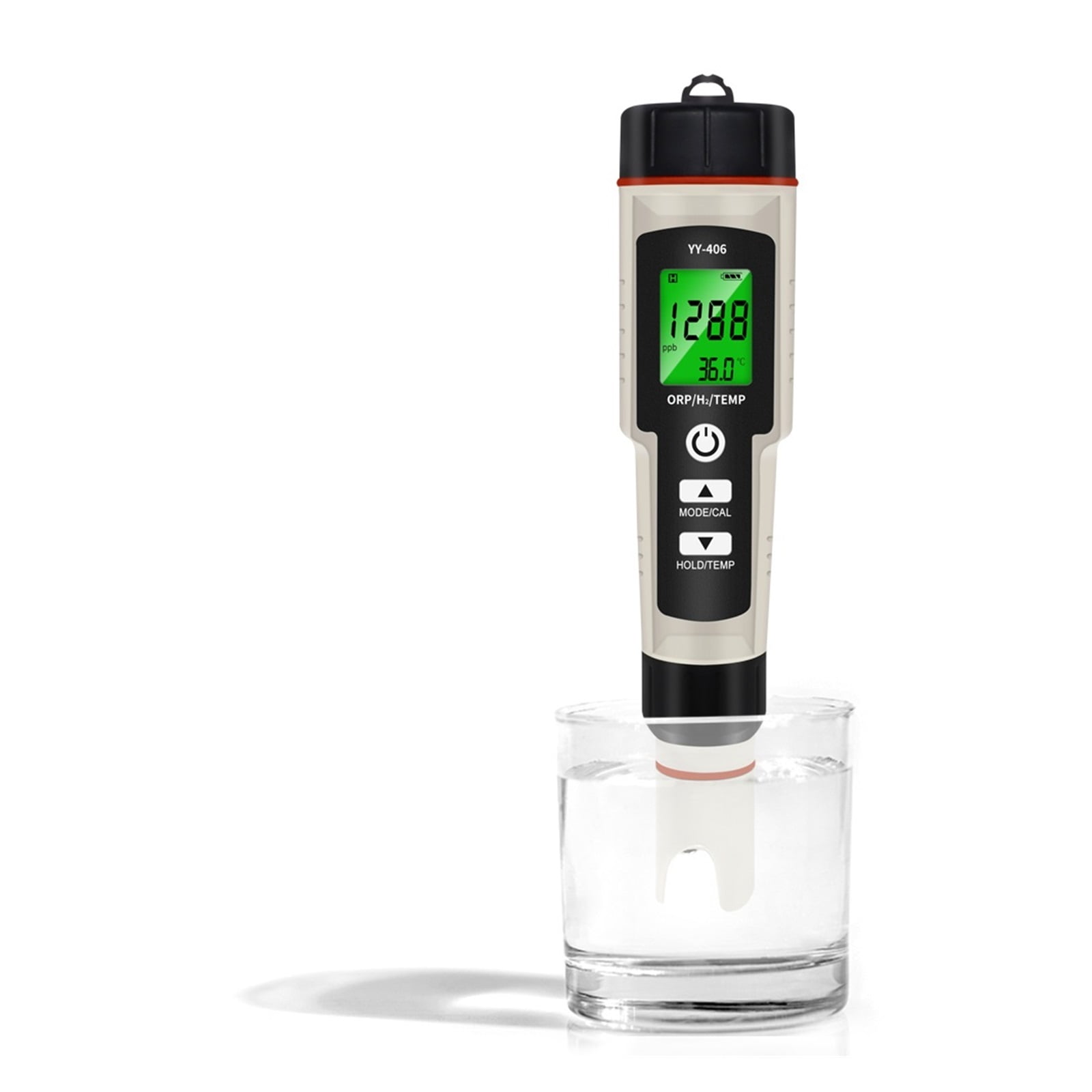 4 in 1 PH ORP H2 Temperature Hydrogen-rich Meter Portable Pen Water ...