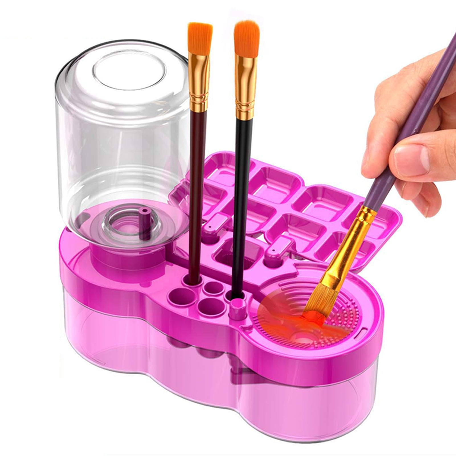 4 in 1 Paint Brush Cleaner Tools Multifunctional Palette Brush Rinser ...