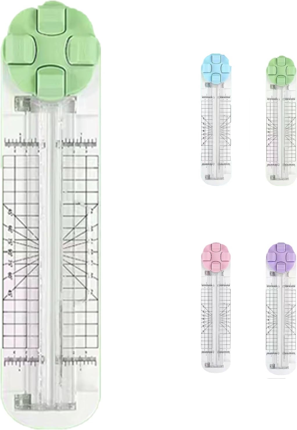 4-in-1 Paper Trimmer: 12" Craft Paper Cutter with Straight, Wavy ...