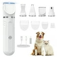 Dog Grooming Clippers Kit, All-in-One Low Noise Pets Clippers ...