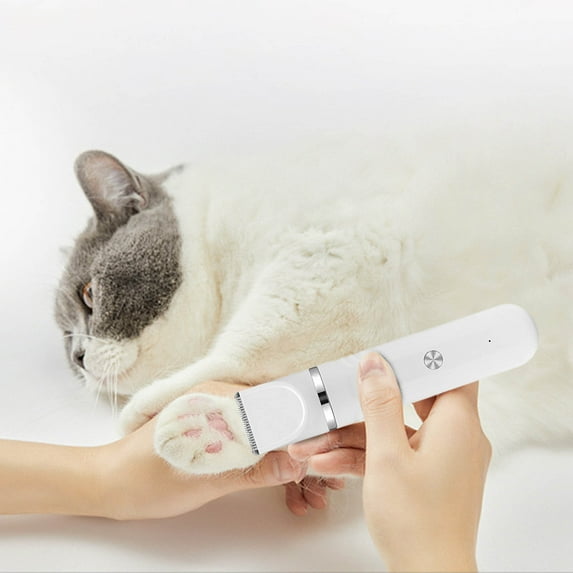 4-in-1 Pet Grooming Kit with Ceramic Blade, Low Noise Clippers for Dogs ...