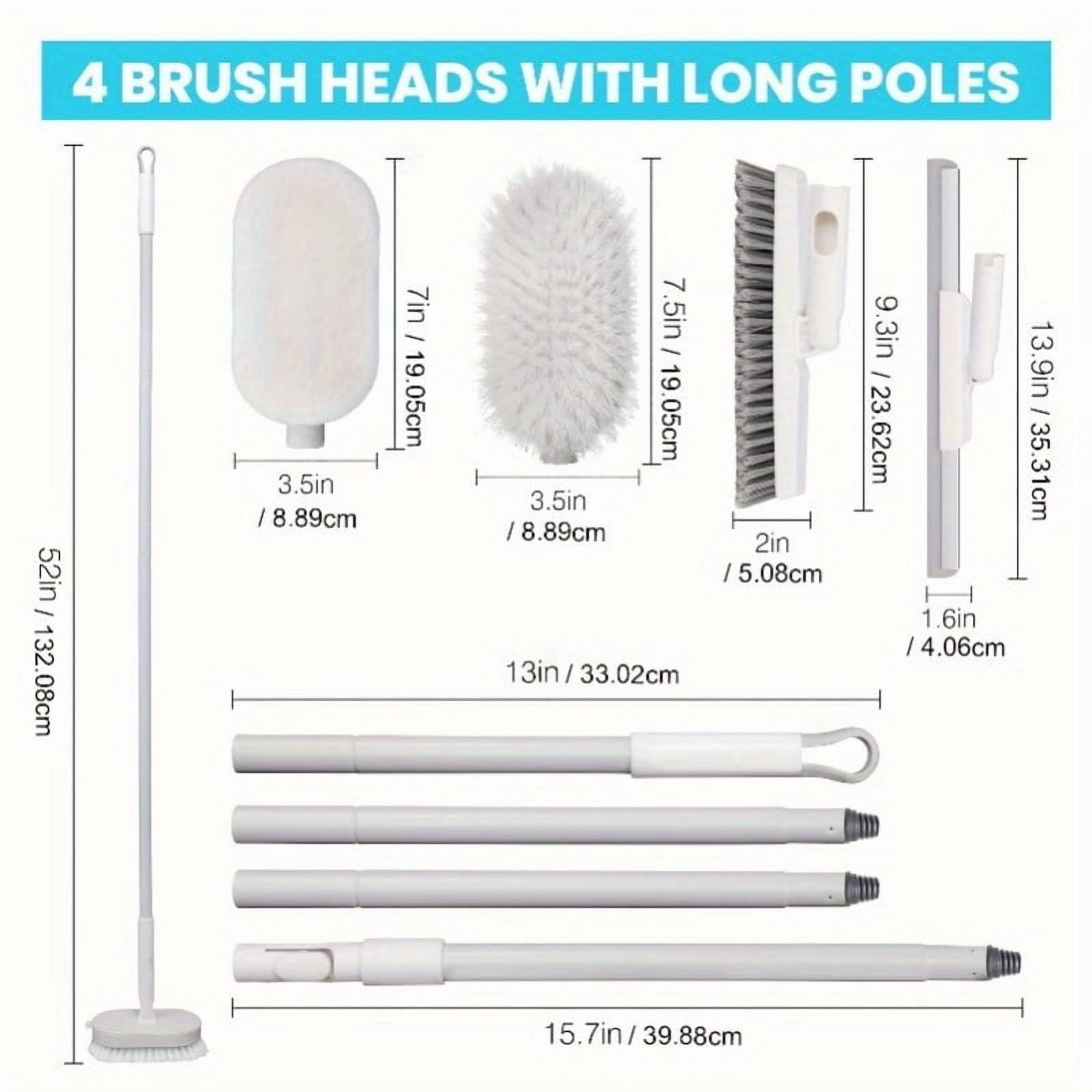 4-in-1 Professional Tool Kit – Heavy-Duty Dual Action Scrub Brushes ...