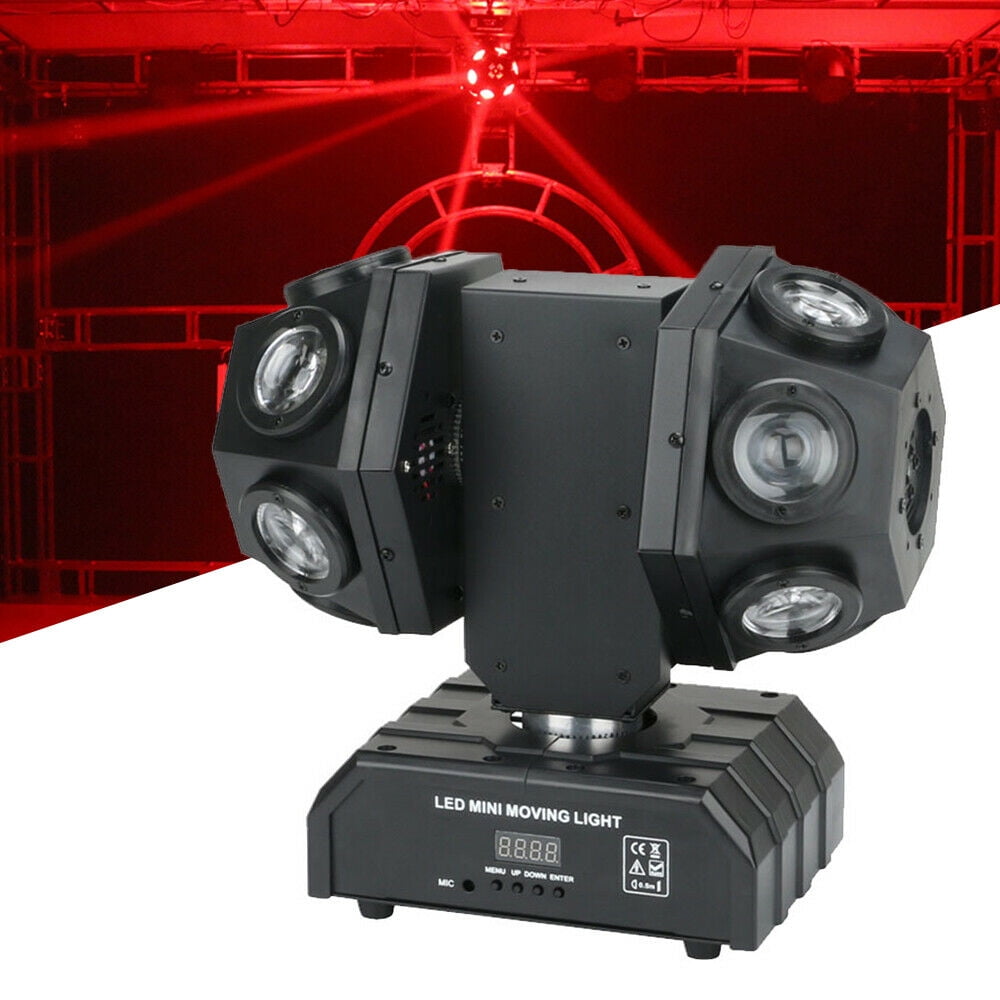 Walmart 4 in 1 Disco RGBW Rotating Stage Light, 12 Head DJ DMX Beam ...