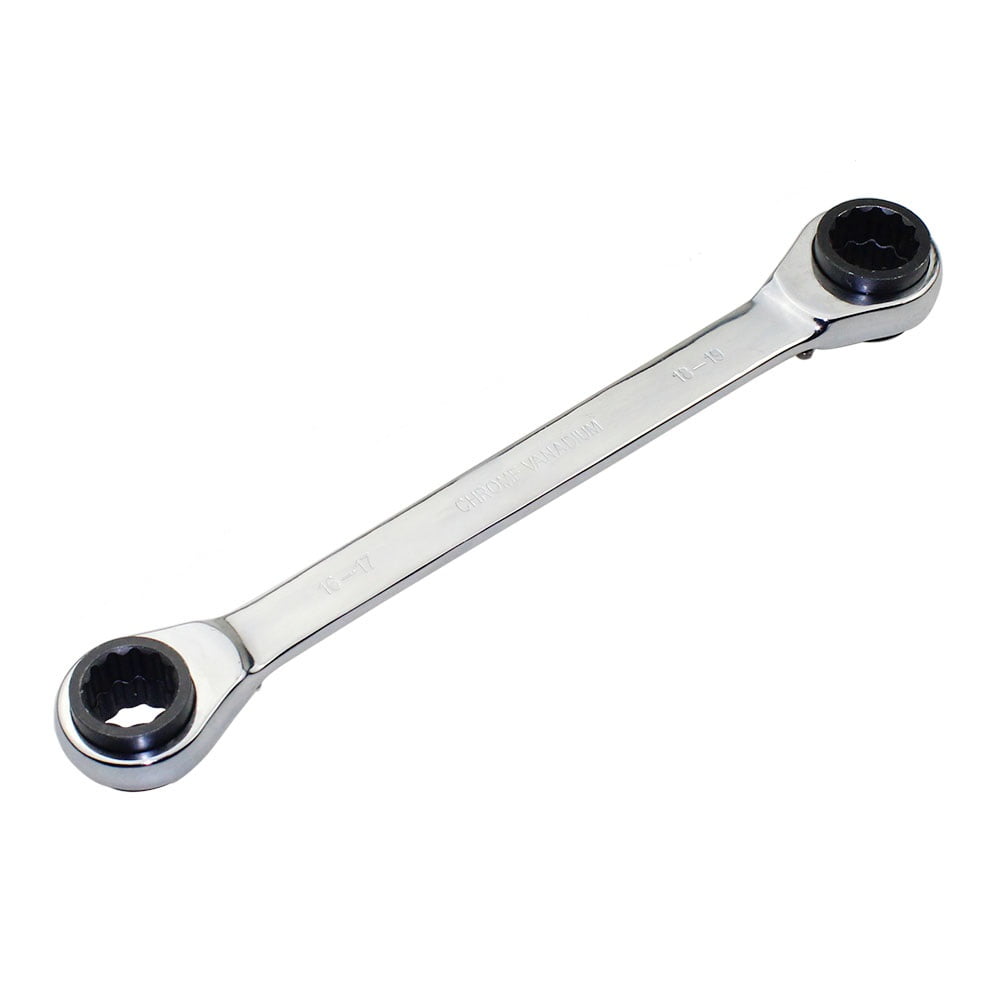 4 in 1 Ratchet Spanner, Double Headed Ratchet Wrench Ratcheting Spanner ...