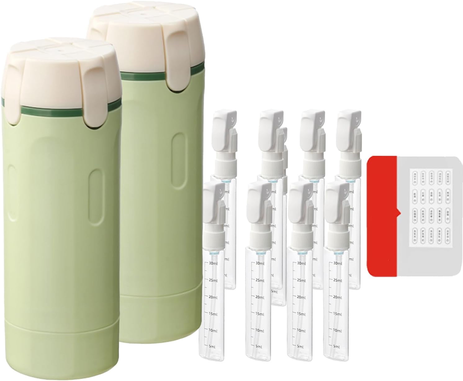 4-in-1 Refillable Travel Dispenser Bottles,4 Pack 1oz(30ml) Travel ...