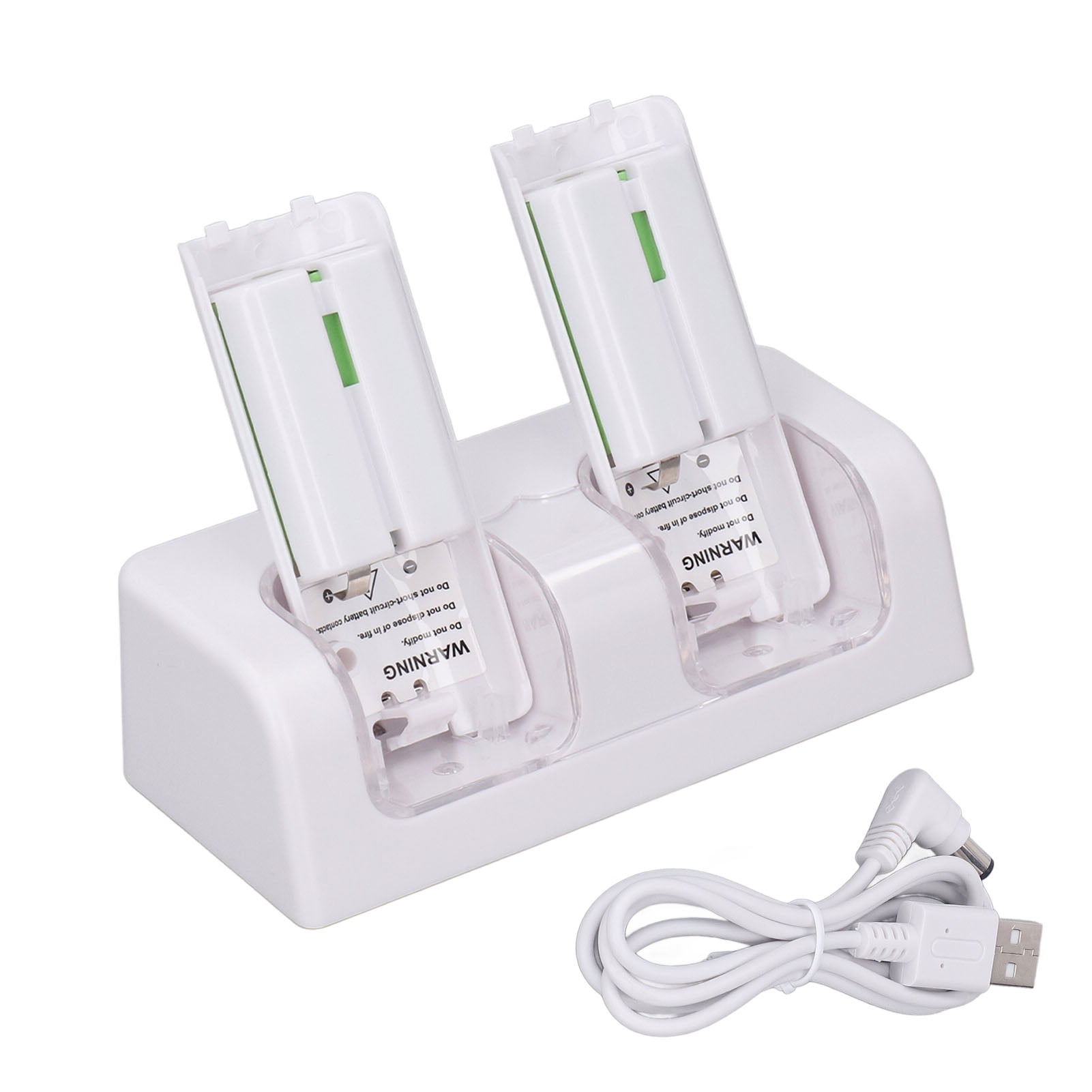 4-in-1 Remote Controller Charging Station, Portable White Accessory ...