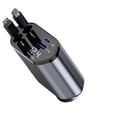 4-in-1 Retractable Car Charger Fast Charger Dual Port USB-C Cable ...