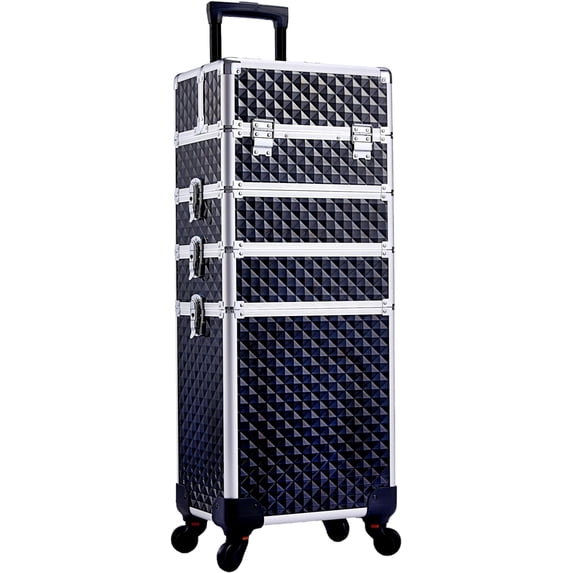 4 in 1 Rolling Case Case Trolley Roll Travel Box for Artist ...