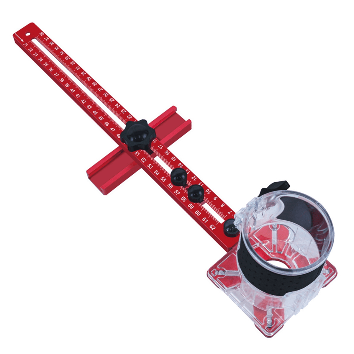 4 in 1 Router Milling Groove Bracket-Cabinet Hardware Jig Router Circle ...