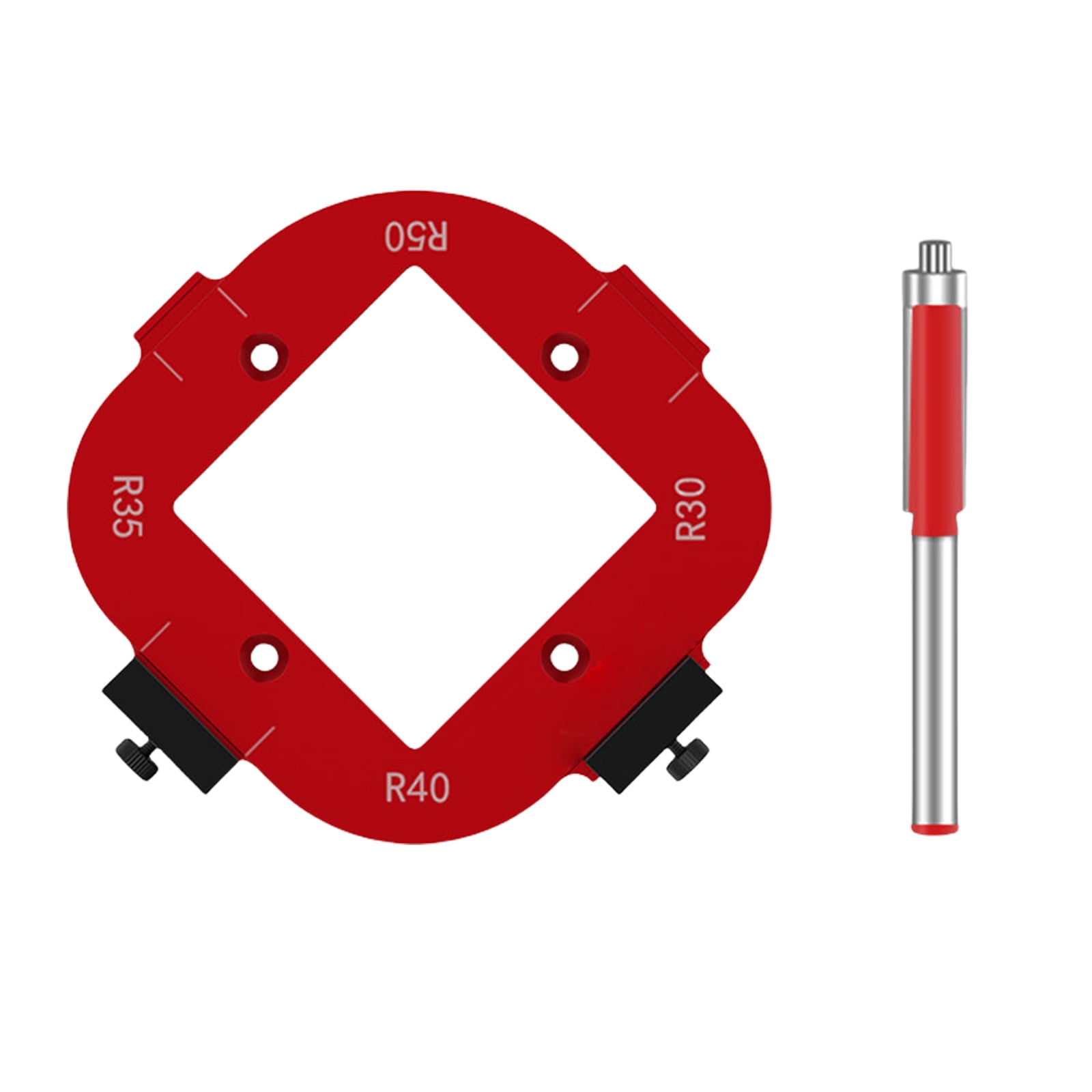 4 in 1 Routers Templates Corner for Woodworking Edges Trimmers ...