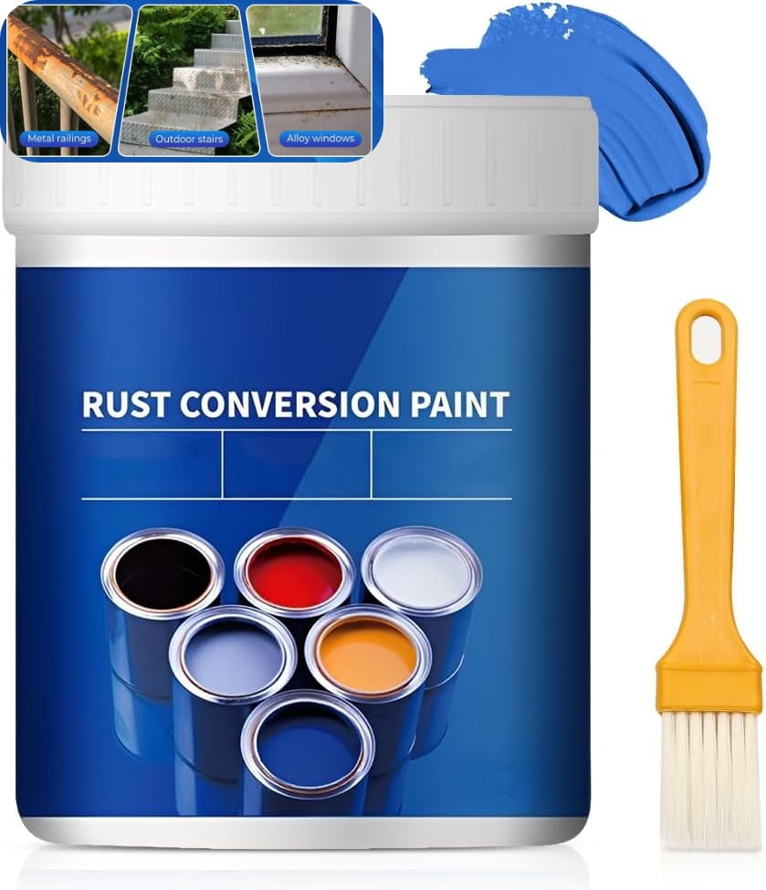 4-in-1 Rust Converter Paint for Metal – Weatherproof, Water-Based, Long ...