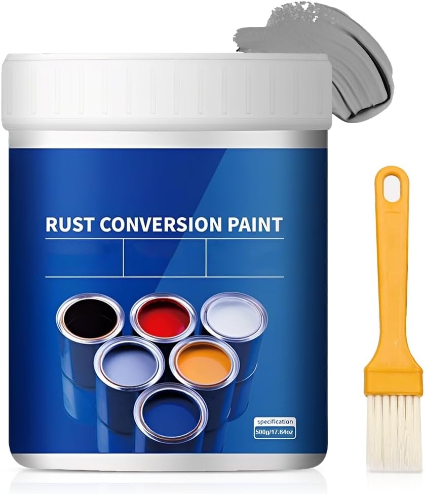 4-in-1 Rust Converter Paint for Metal – Weatherproof, Water-Based, Long ...
