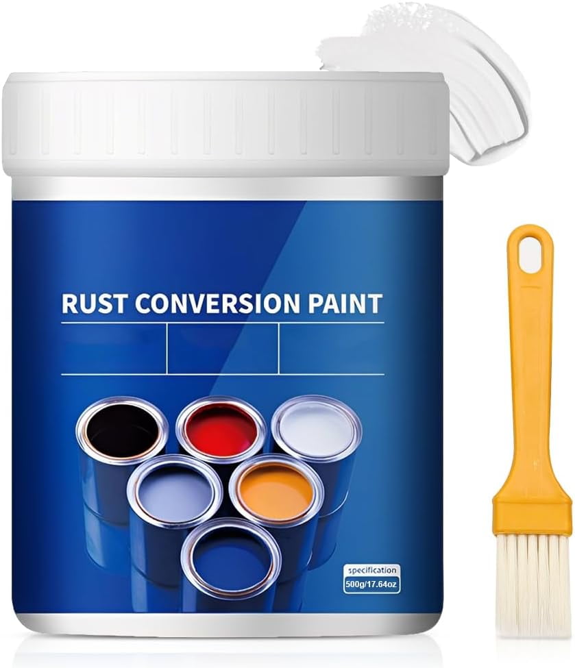 4-in-1 Rust Converter Paint for Metal – Weatherproof, Water-Based, Long ...