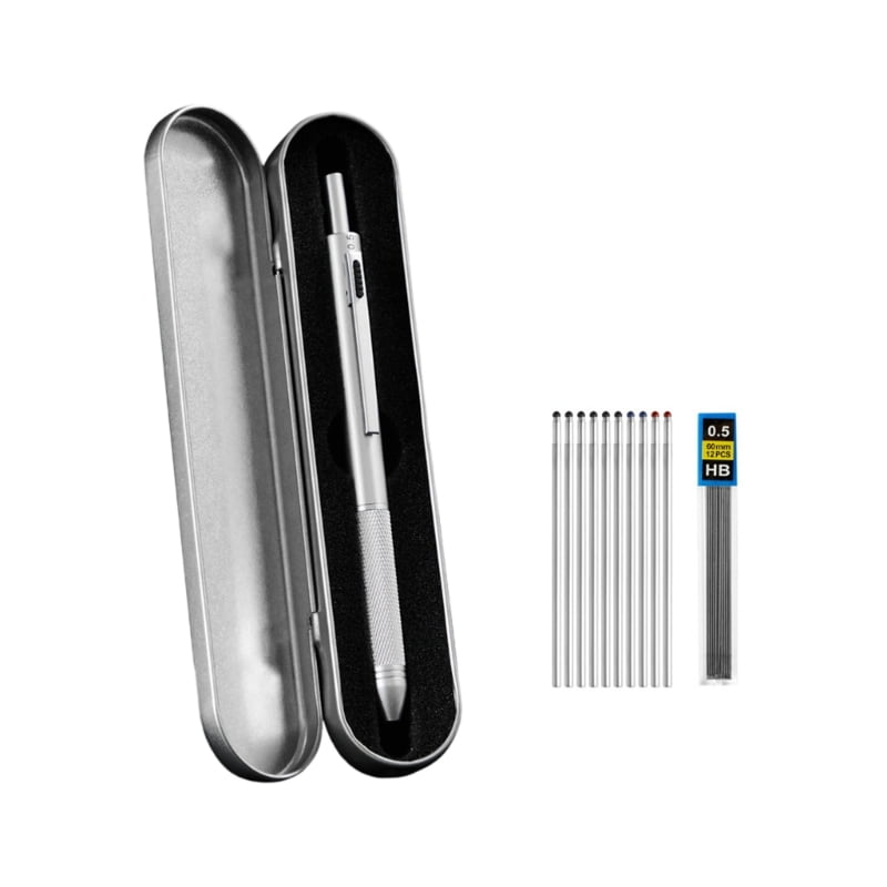 4-in-1 Sensor Pen 3 Colours Ballpoint Pen Multifunctional Writing Tool ...