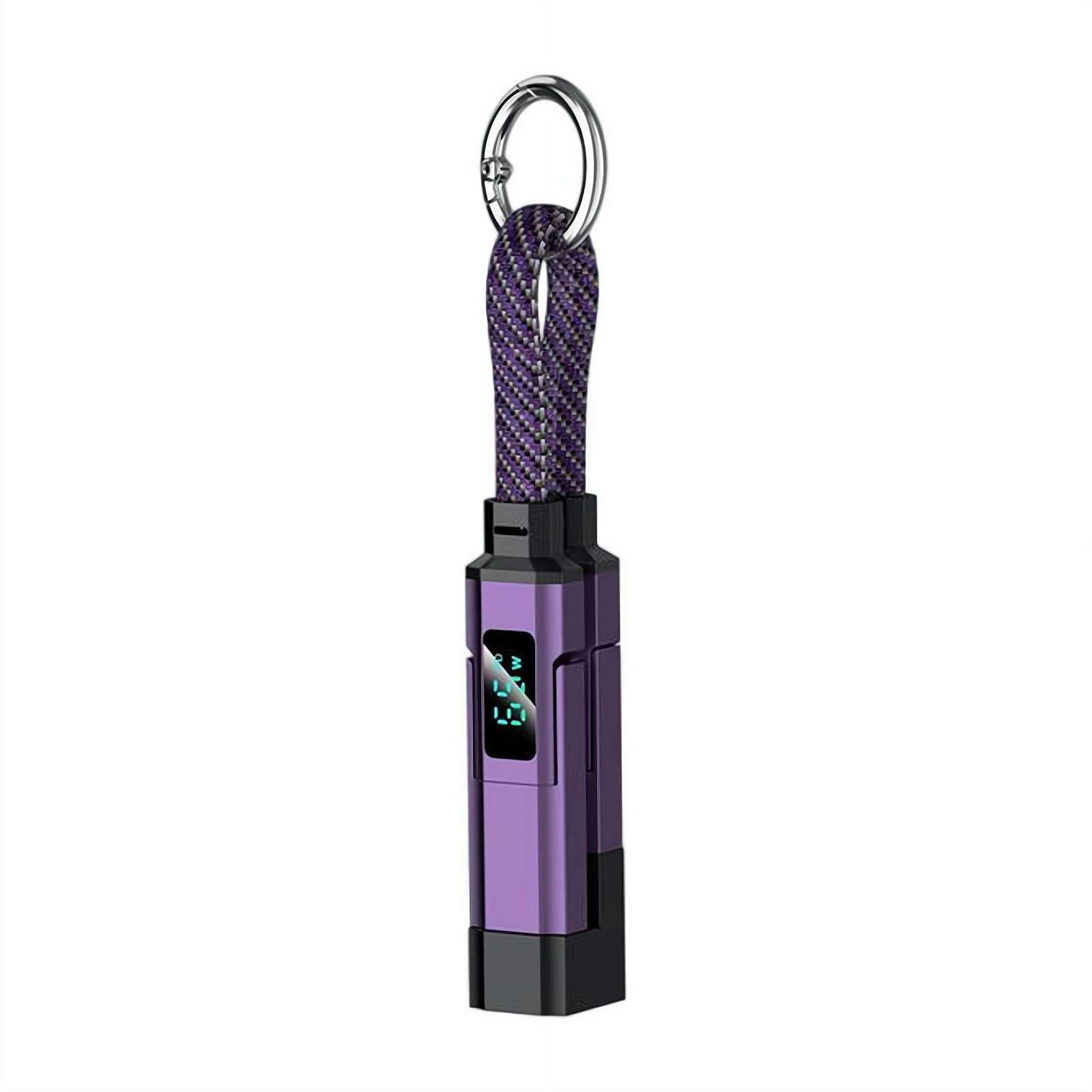 4-in-1 Smart Digital Display Keychain, 65W PD3.1 Fast Charging USB C ...