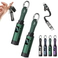 4-in-1 Smart Display Keychain Cable – Portable Fast Charging Cable with ...