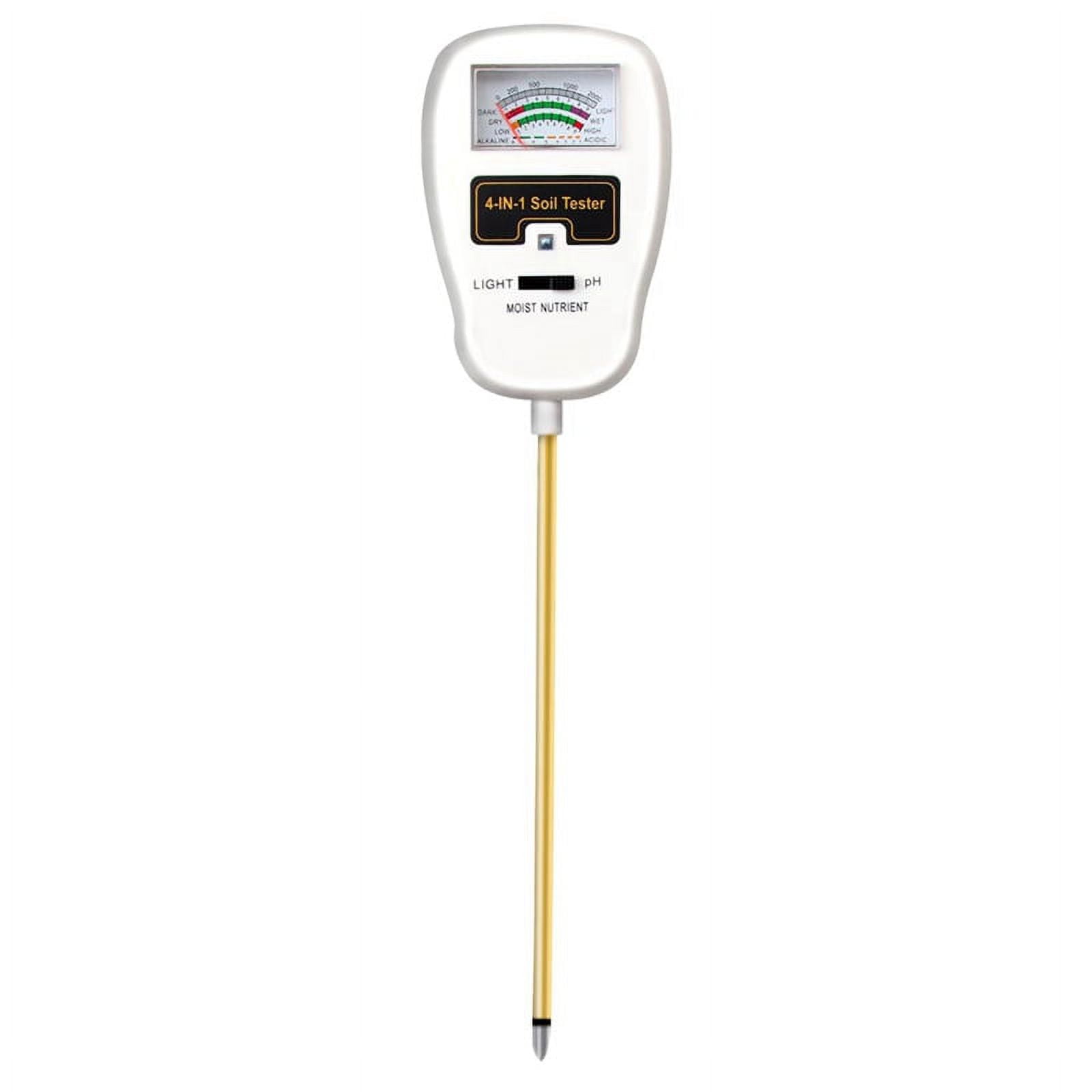 4 in 1 Soil Moisture Meter PH Tester Humidity Light Nutrient Meter for ...