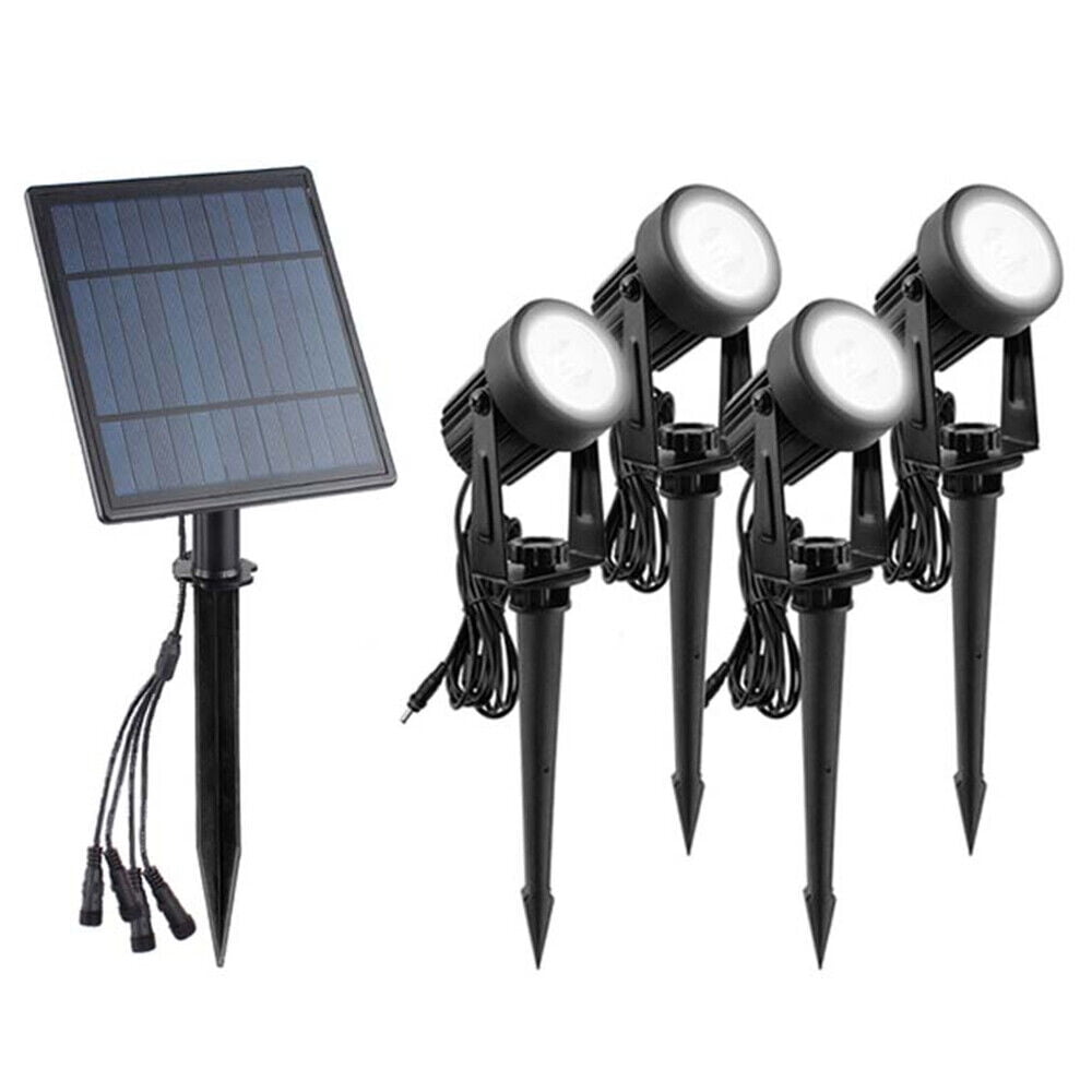4 in 1 Solar Garden Lights Outdoor Waterproof Landscape LED Lights ...