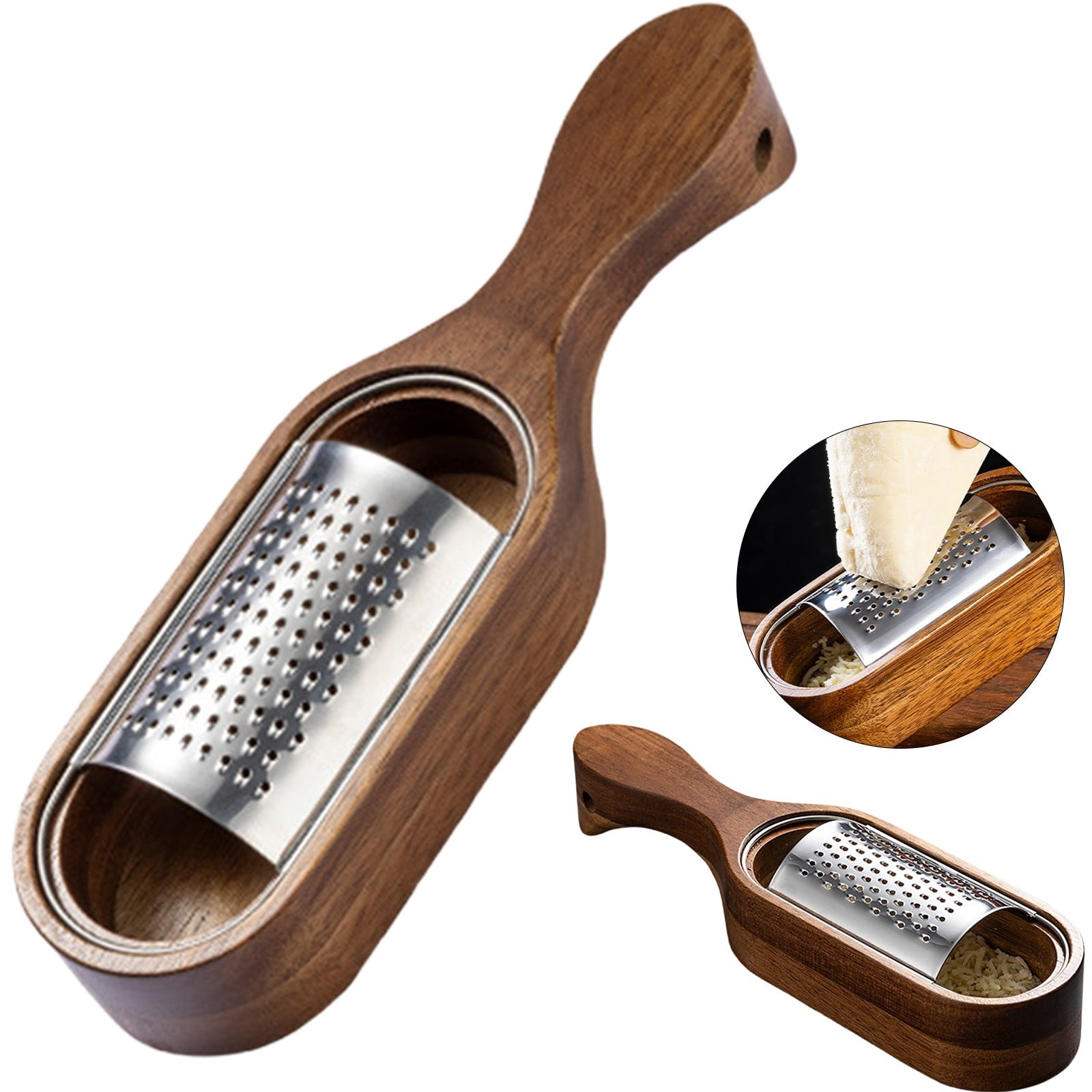 4-in-1 Stainless Steel Cheese Grater Shredder for Parmesan, Vegetables ...