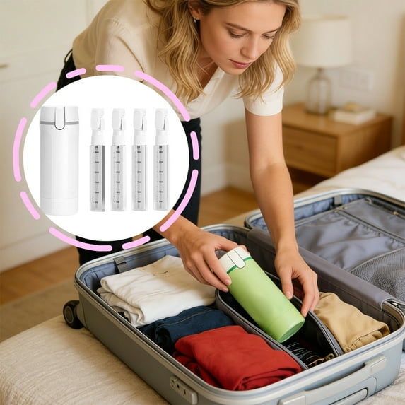 4 in 1 Travel Bottles 4 Pack 30ML – Leak Proof Toiletry Containers ...