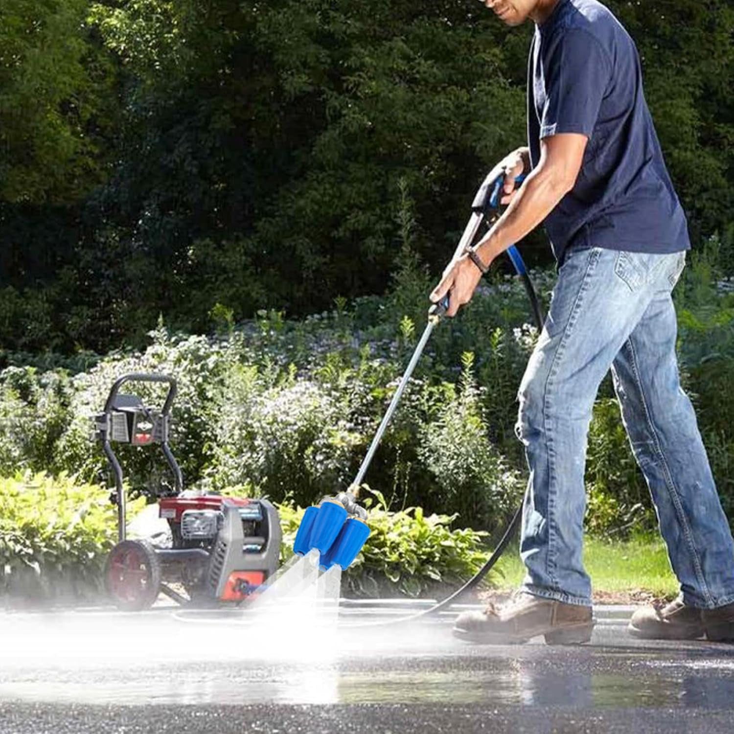 4-in-1 Turbo Nozzle Pressure Washer, Quadruple Turbo Nozzle for Power ...