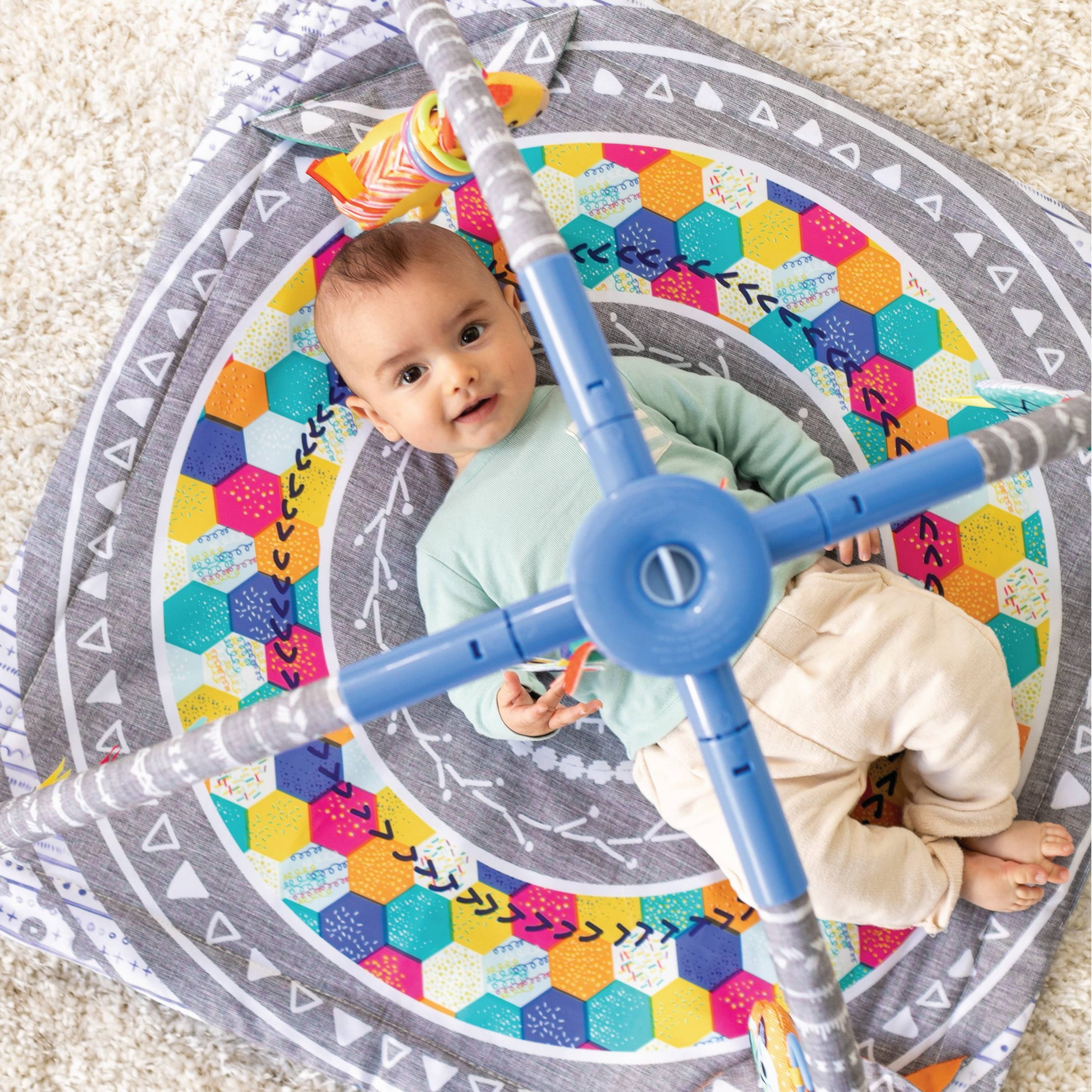 4-in-1 Twist & Fold Musical Mobile Activity Gym - Walmart.com