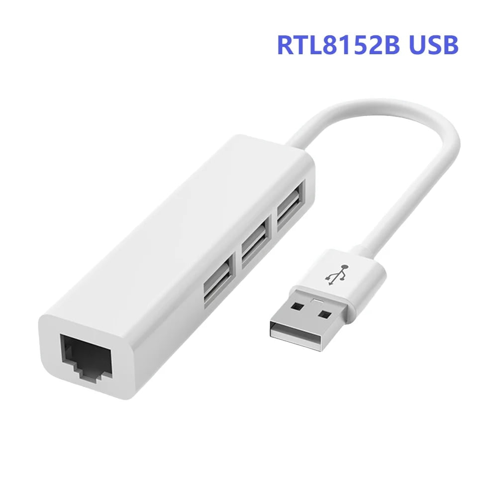 4 in 1 USB Type C to RJ45 Lan Network Card USB2.0 Ethernet Card Hub Splitter Adapter 10GBit/s ...