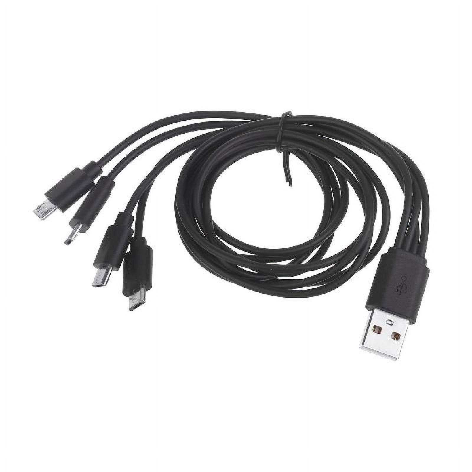 4 in 1 USB TypeA to Micro USB Splitter Charging Cable USB to MicroUSB ...