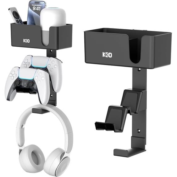 4-in-1 Wall Mount Controller Holder - Dual Game Controller and ...