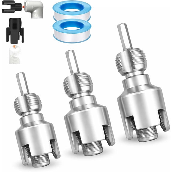 4-in-1 Water Pipe Threader Tool Set 3PCS, 1/2" 3/4" 1" Sizes Dual ...