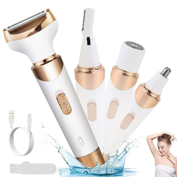 Easymart 4-in-1 Waterproof Electric Trimmer, Bikini, Face, Body ...