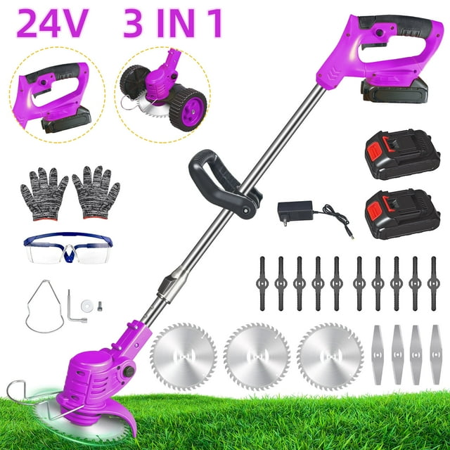 Free Shipping! 4-in-1 Wheel Edger Mini-Mower, Electric Weed Wacker 2x4 ...