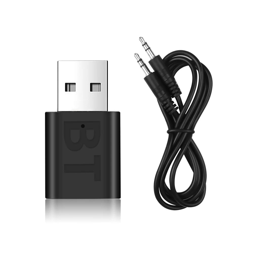4 in 1 Wireless Bluetooth AUX Adapter Bluetooth 5.3 Car Audio Receiver ...